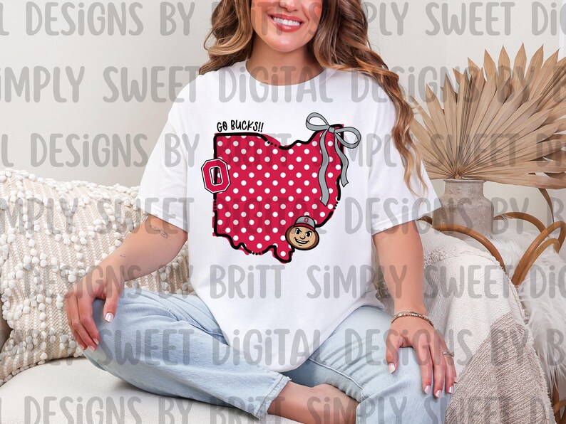 Ohio State Doodle Shirt Png Go Bucks Png - Etsy