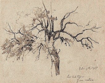 Live Oak Tree Landscape Single Tree Counted Cross Stitch Pattern to ...