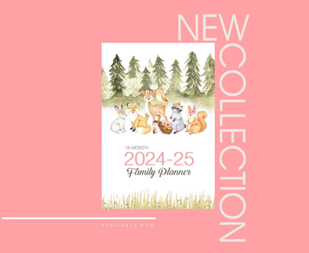 Printable Family Calandar 2024-2025, Planner, Wall Calandar, Family ...