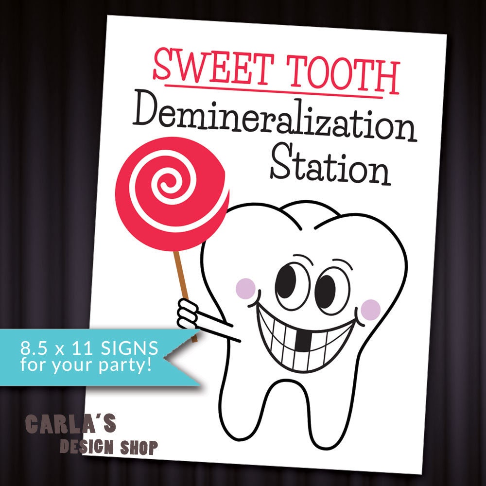 Tooth Party Signs | Fun for Your Dental or Hygienist Grad Party ...