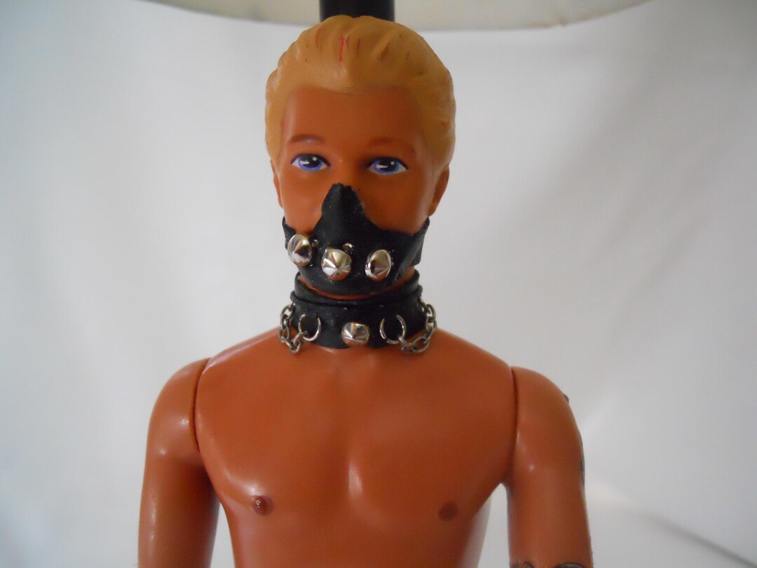 1 Bondage Ken Desk Lamp Re-purposed Handcrafted Ooak - Etsy