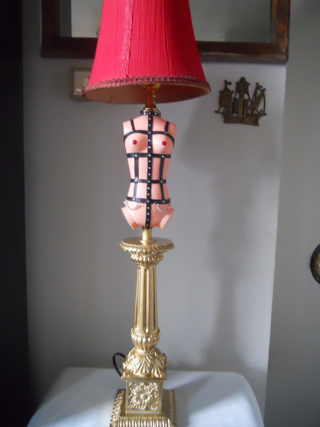 BDSM Doll Mannequin Lamp 25 Unusual Lamp Functional Art Re-purposed ...