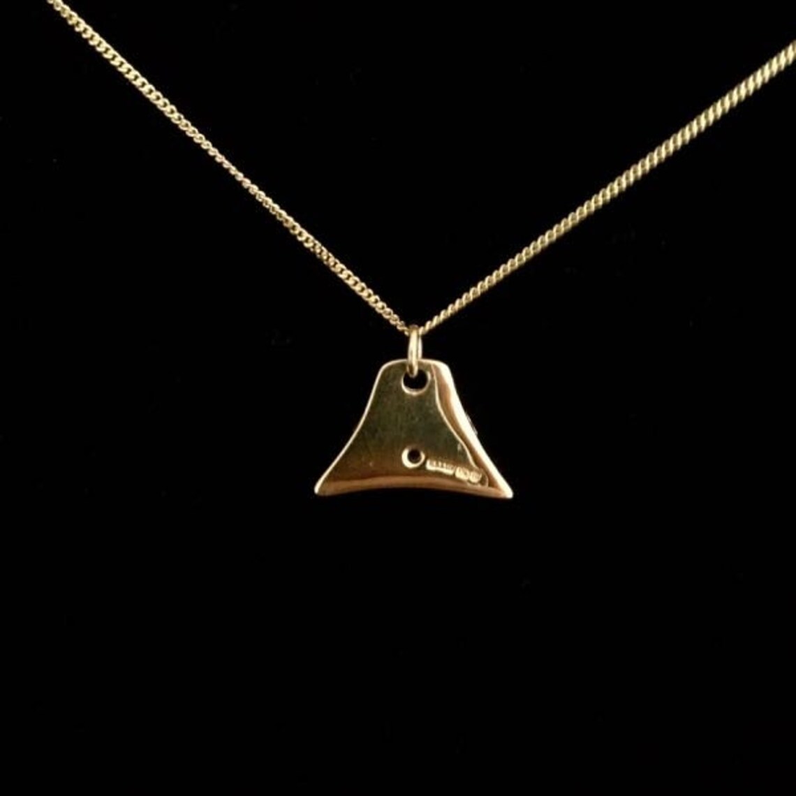 9ct Gold Whistle Charm & Chain - Etsy