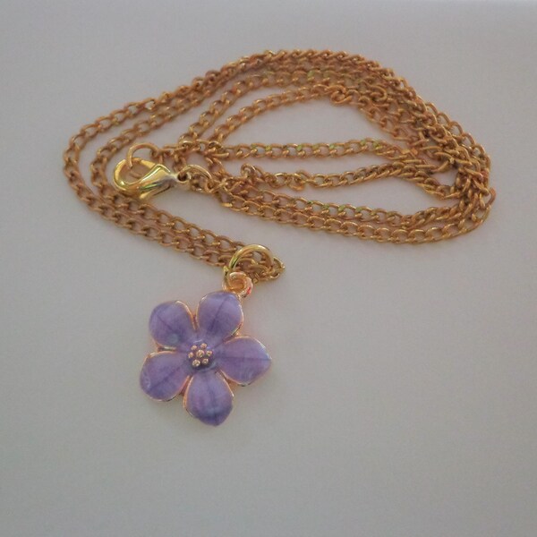 Purple Necklace - Etsy