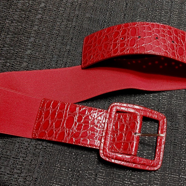 Red Belts - Etsy