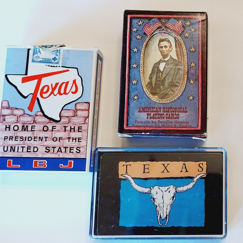Texas Deck of Cards - Etsy