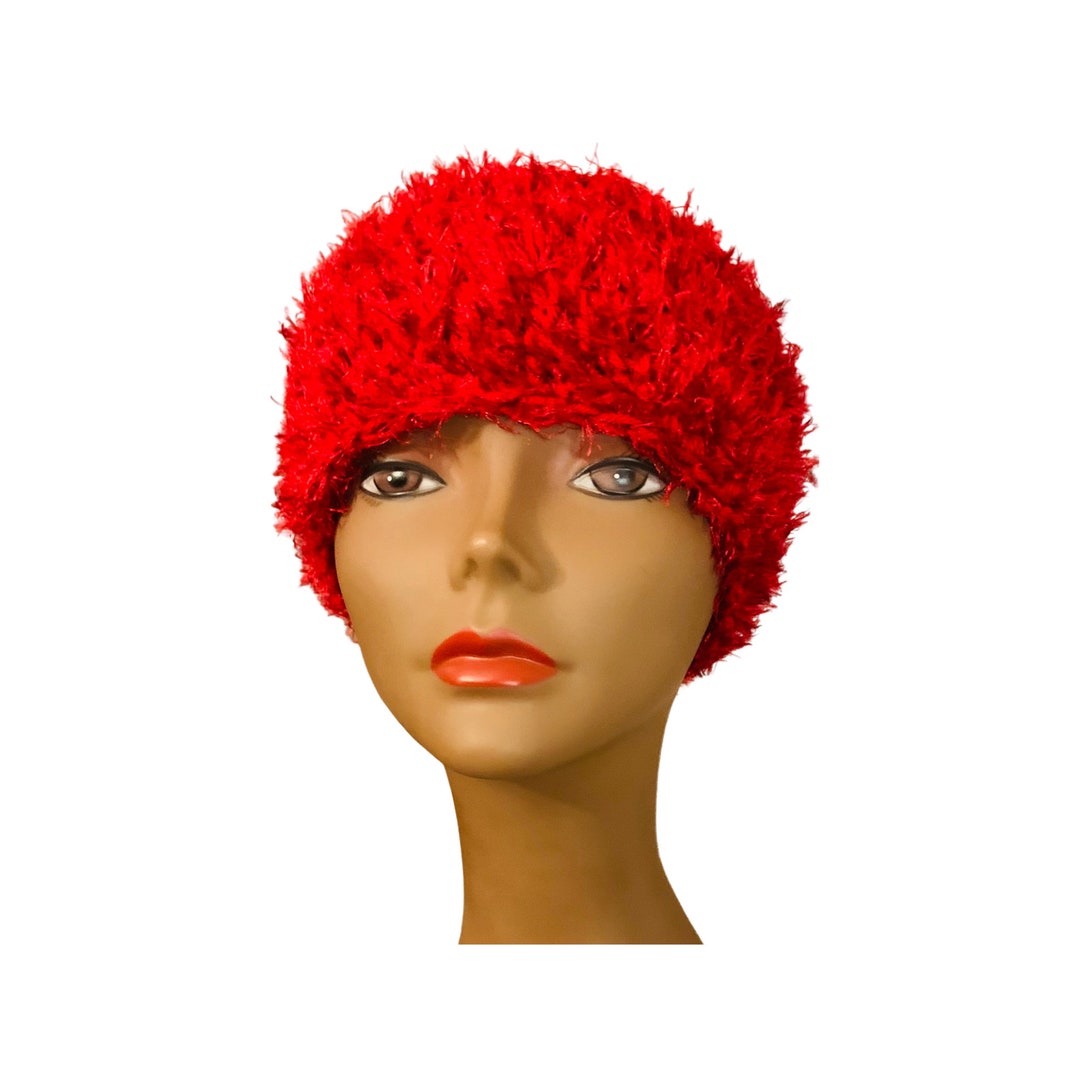 Red Fur Hat - Etsy