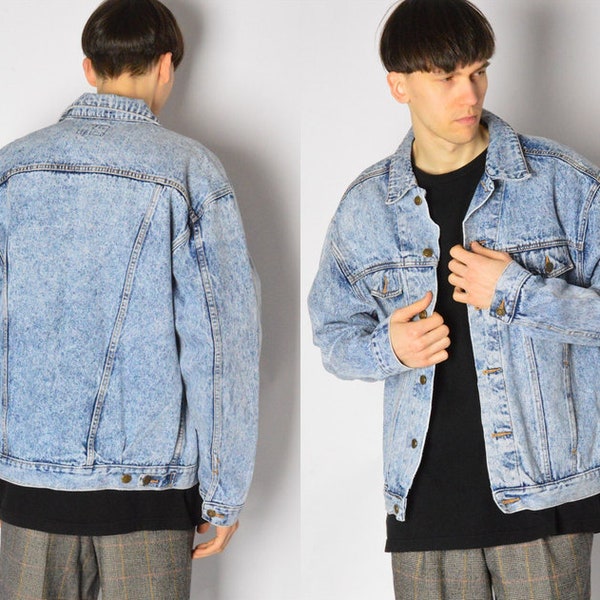 Grunge Denim Jacket - Etsy