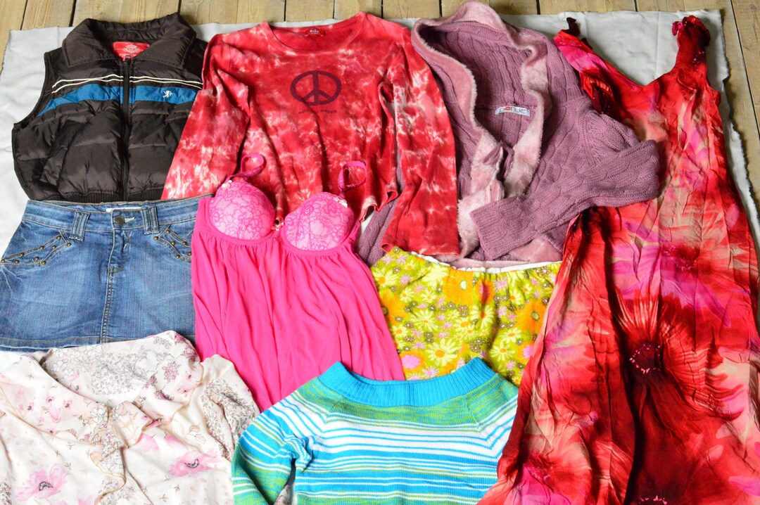 200 Pc Y2K Womens Clothing Lot Wholesale Bundle Box - Etsy