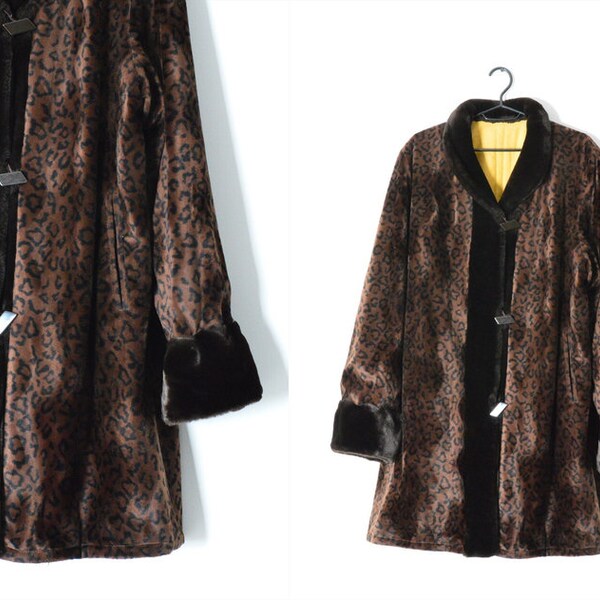 Real Vintage Leopard Coat - Etsy