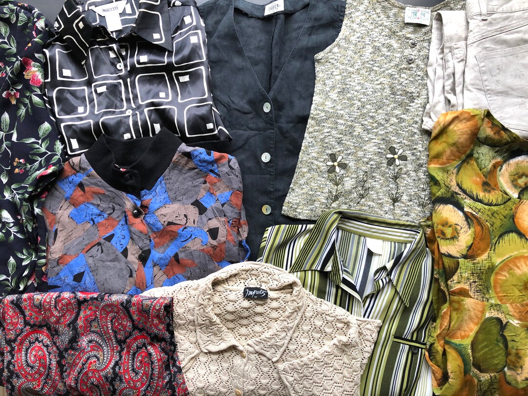 10x Vintage Womens Clothing Mix Reselling Bundle Lot Bulk Resell ...
