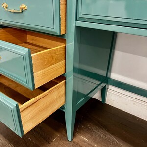 Basic-witz Desk in New Port Green Benjamin Moore - Etsy