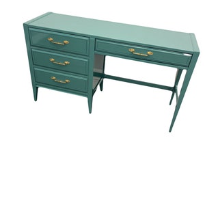 Basic-witz Desk in New Port Green Benjamin Moore - Etsy
