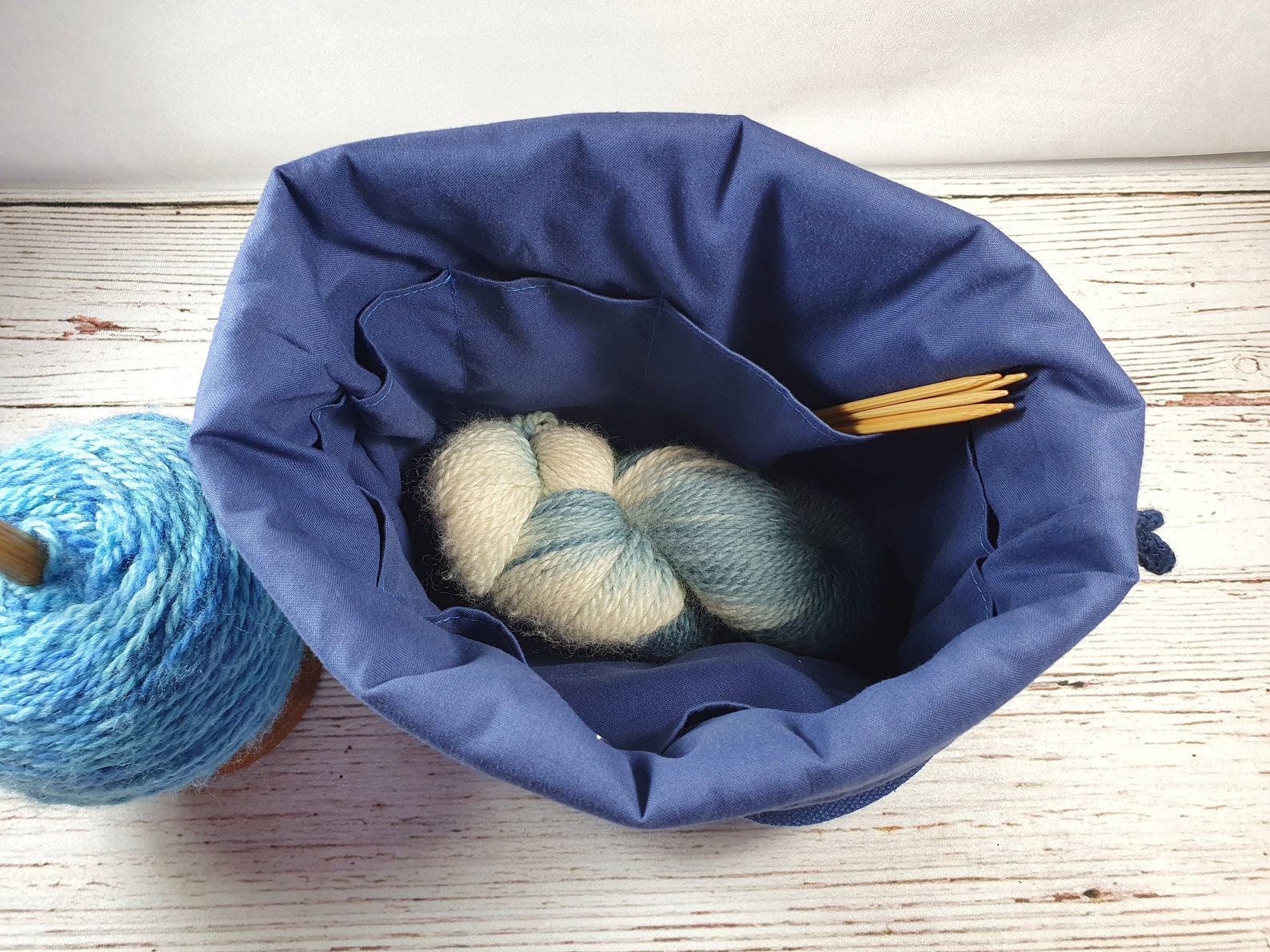 Crafting Project Bag With Wolves Size M - Etsy