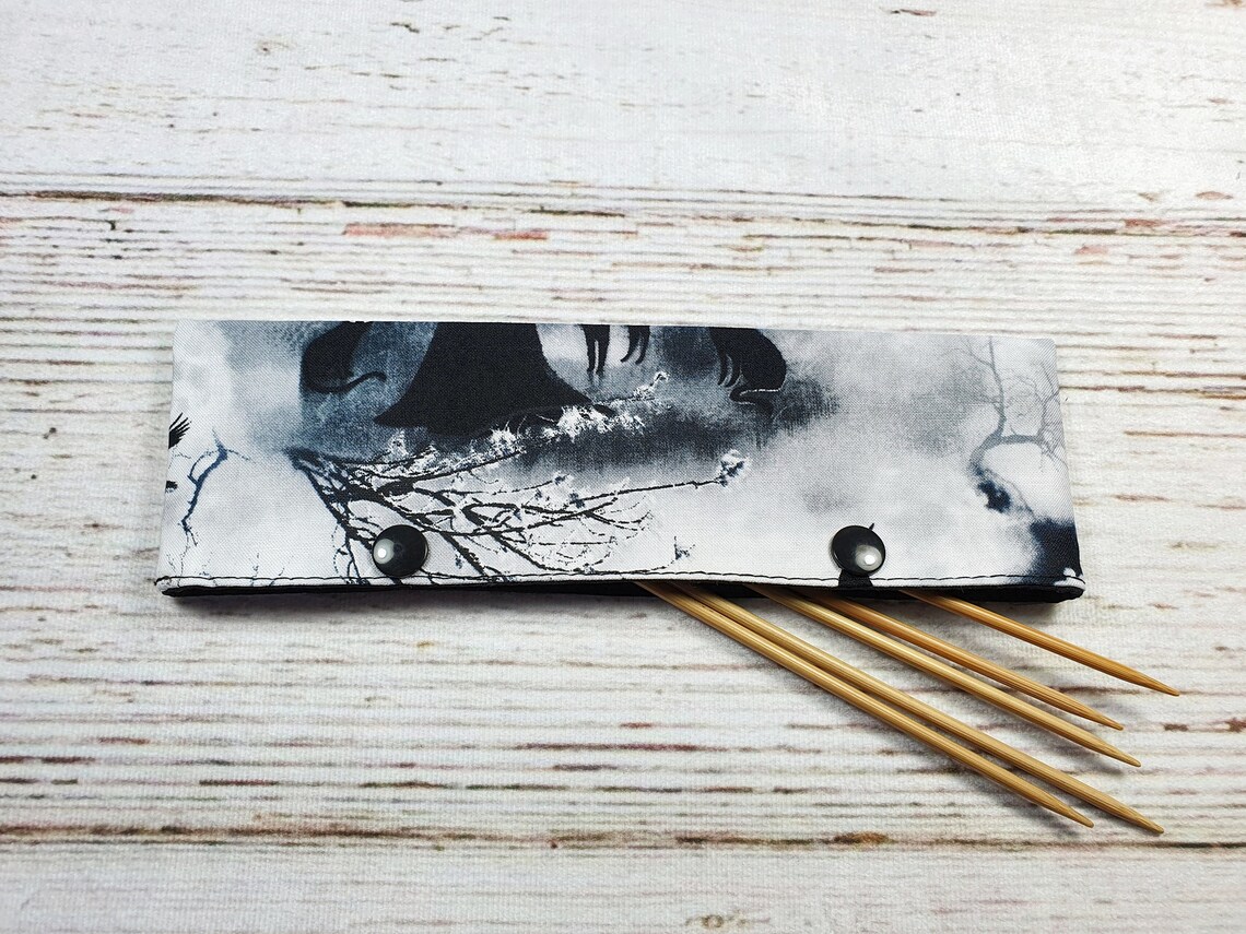 Gothic Witch Needle Holder Needle Cozy for Gothic Lovers - Etsy