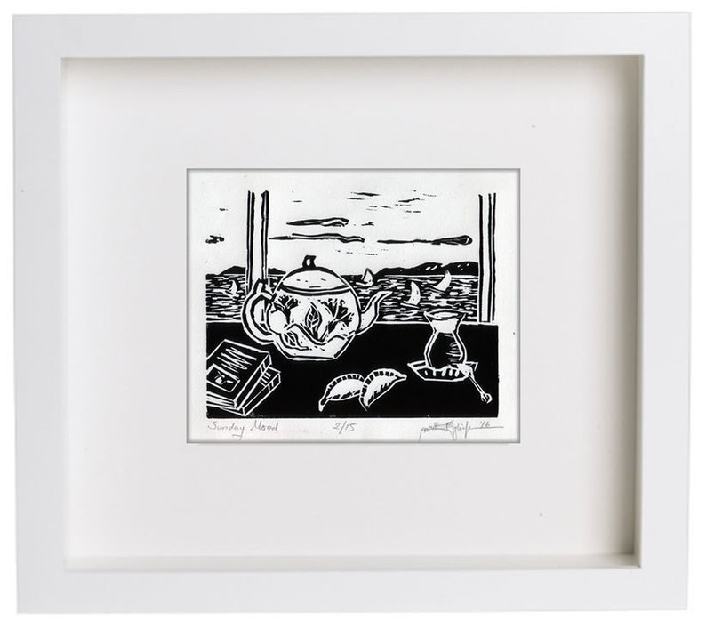 Original Handmade Linocut Print Limited edition small size | Etsy