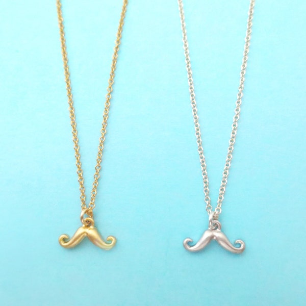 Mustache Necklace - Etsy