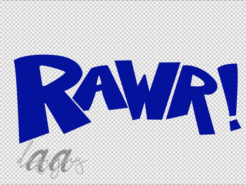 SVG rawr Digital Download - Etsy