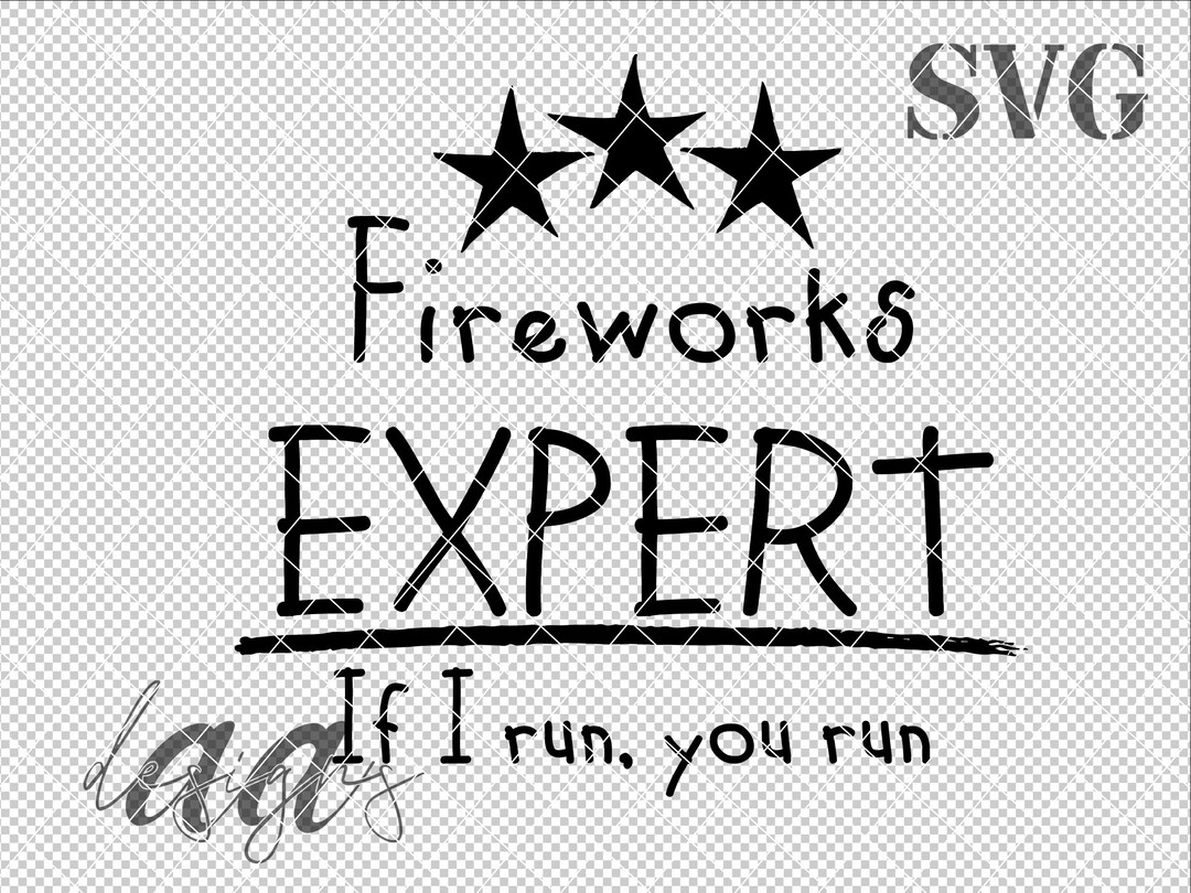 Fireworks Expert SVG, New Years SVG - Etsy