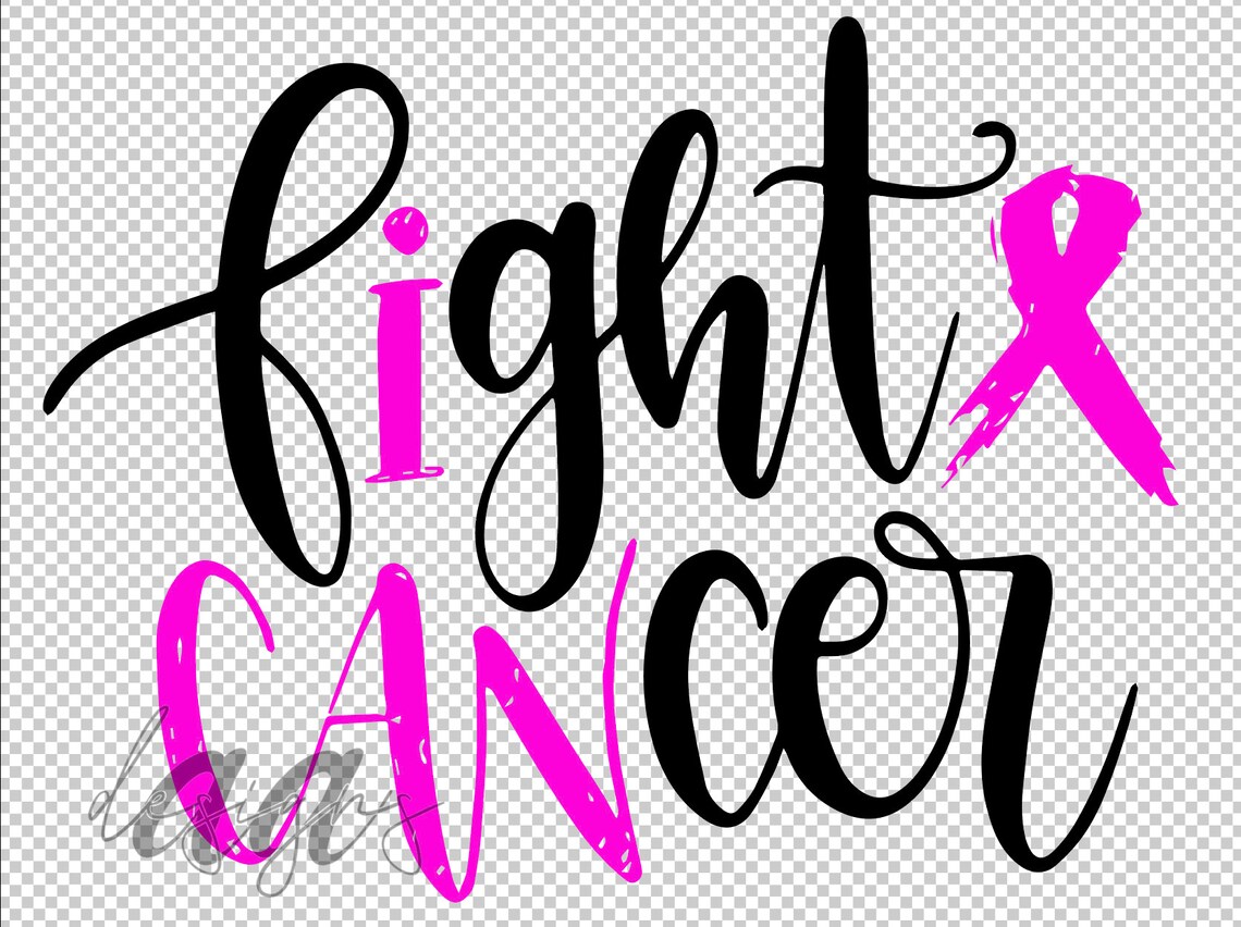 Cancer SVG Breast Cancer SVG Fight Cancer SVG | Etsy