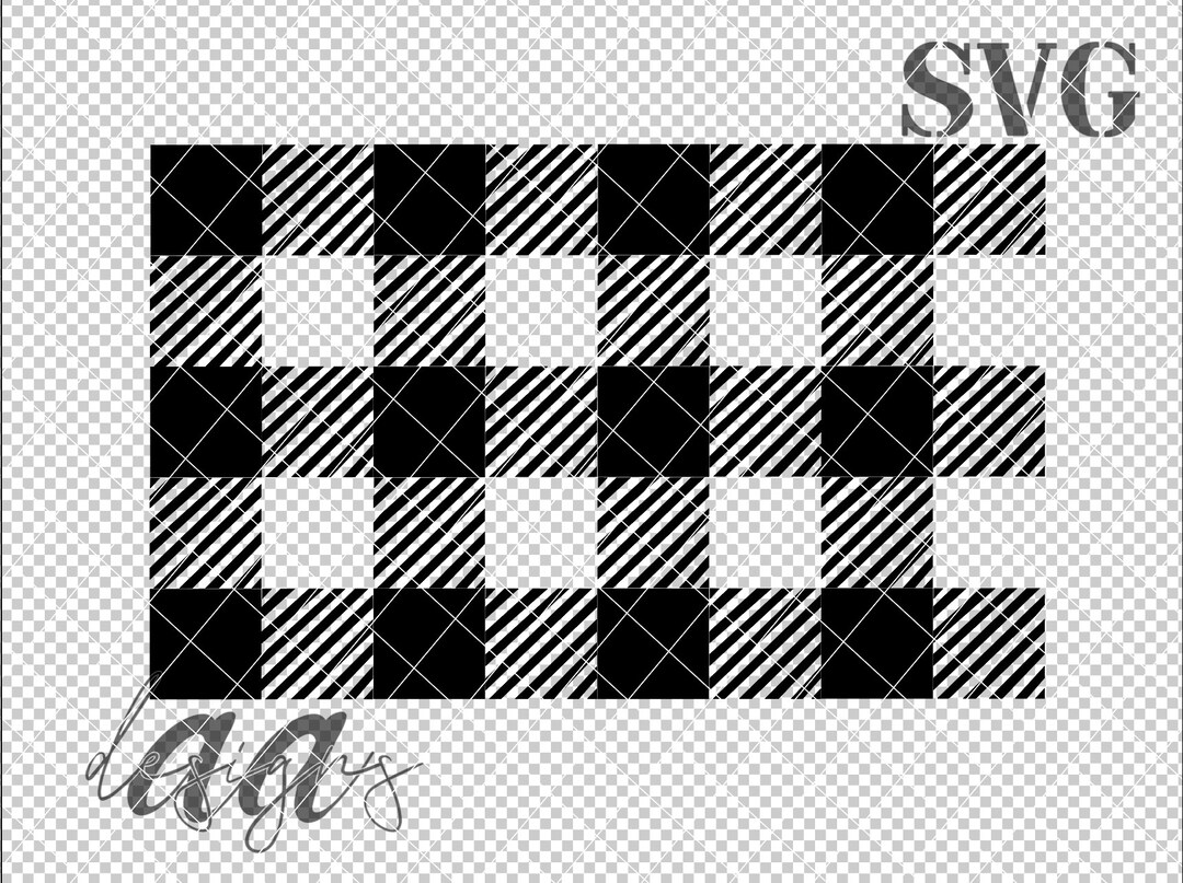 Plaid SVG, Buffalo Plaid SVG - Etsy