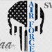 Air Force Skull SVG Flag SVG USA Svg American Svg - Etsy