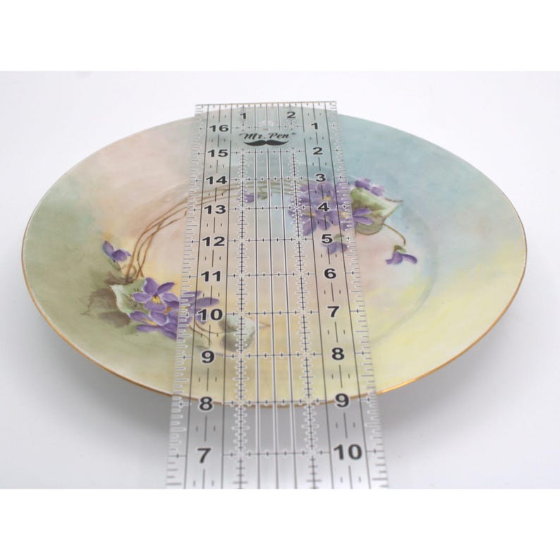 Vintage KH Bavaria Hand-painted Porcelain Plate With Violets - Antique ...