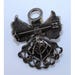 Vintage Angel Brooch With Rhinestone Halo & Two-tone Metal Filigree Pin ...