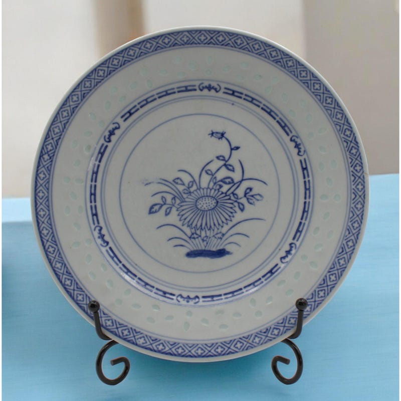 Asian Lotus Plate - Etsy