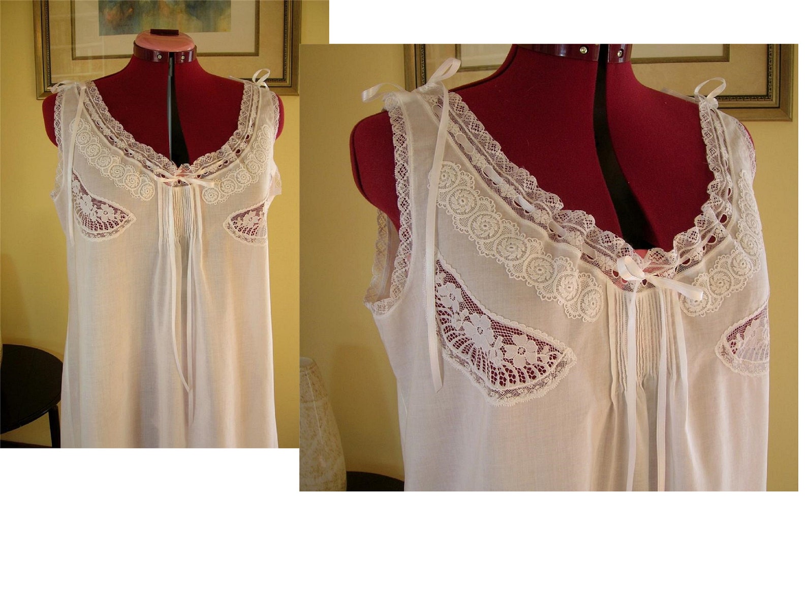 Digital Sewing Pattern for Classic Edwardian Chemise in PDF Format to ...