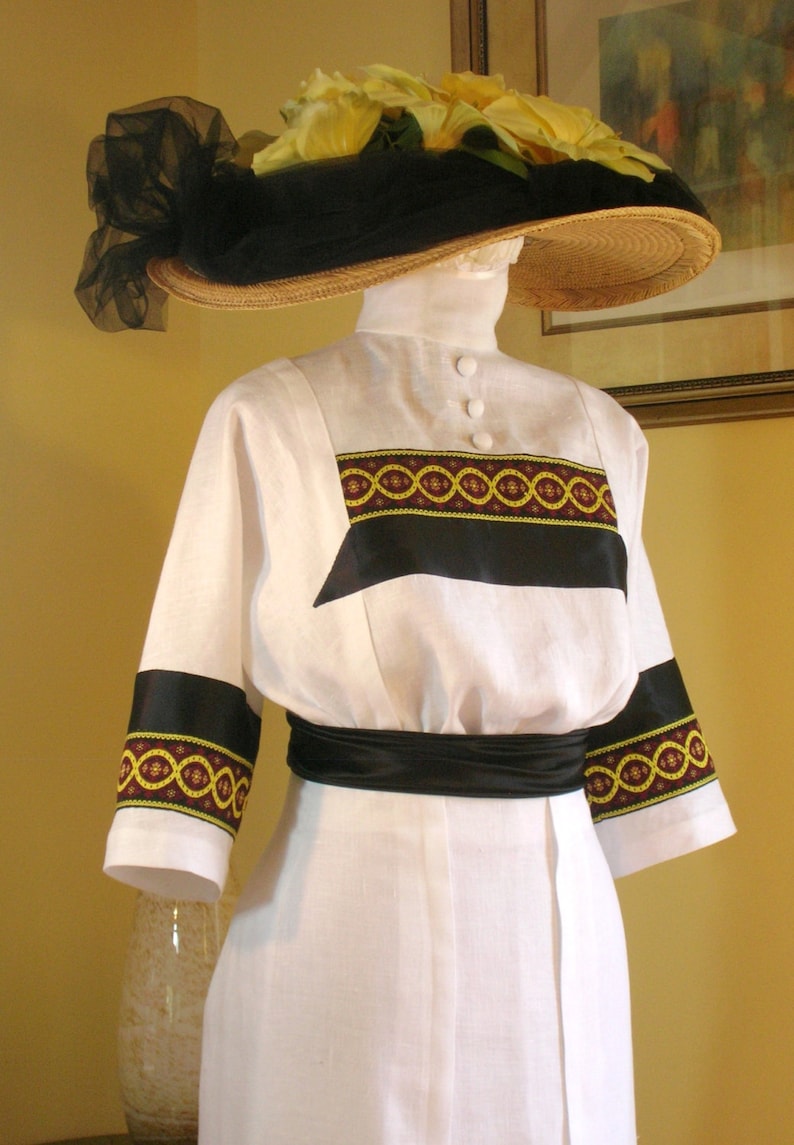 1912 Titanic Era Dress Sewing Pattern: Ladies' Afternoon Gown, 5 Szs ...