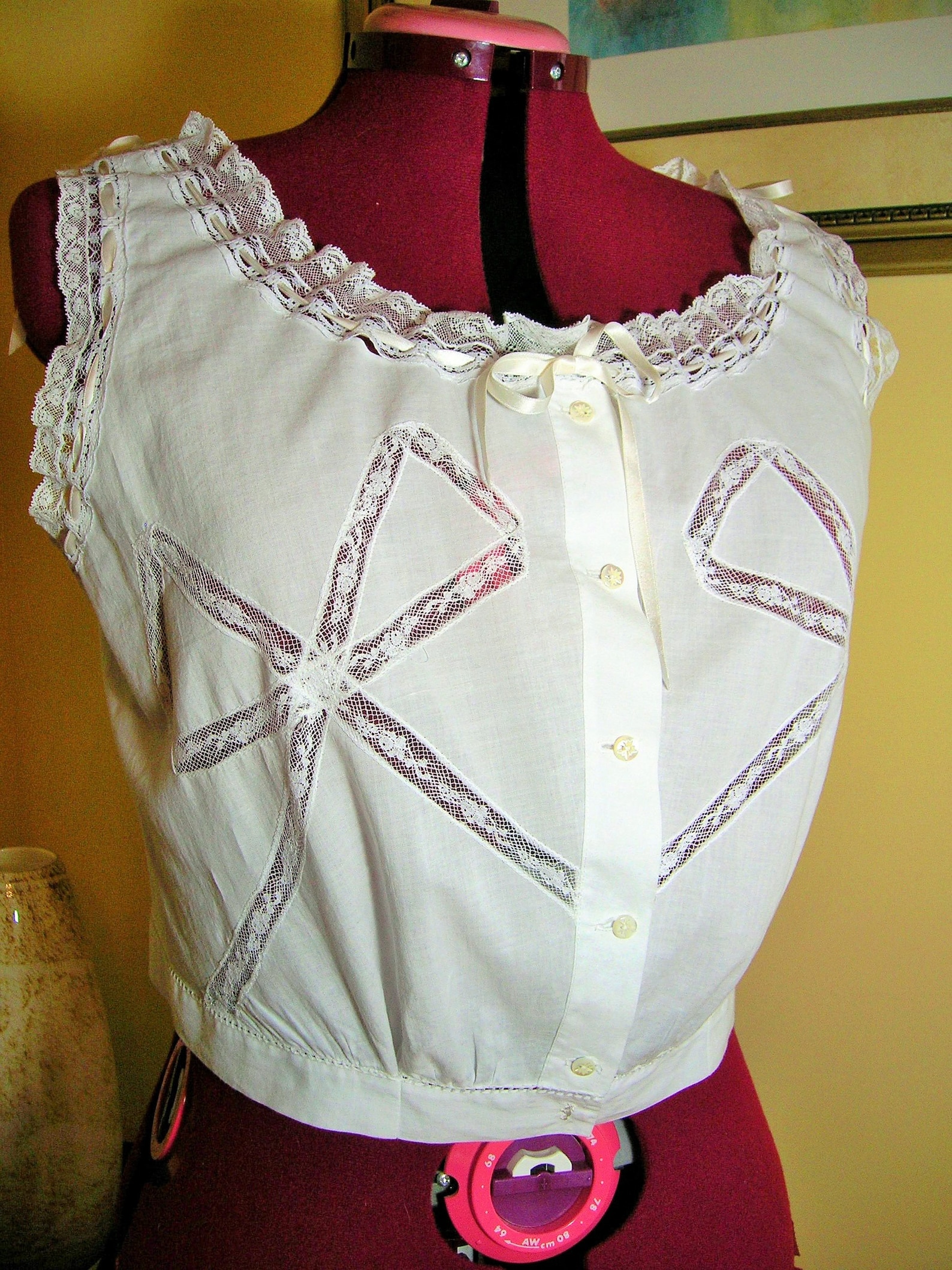 1903 Corset Cover PDF Sewing Pattern – Classic Edwardian Lingerie ...