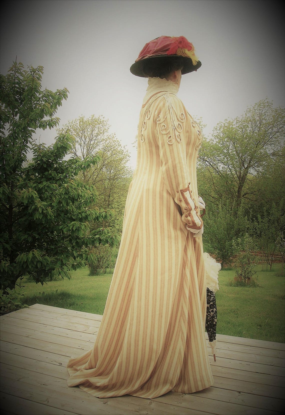 1909 Princess Day Gown PDF Sewing Pattern: Gibson Girl Dress, 4 Sizes ...