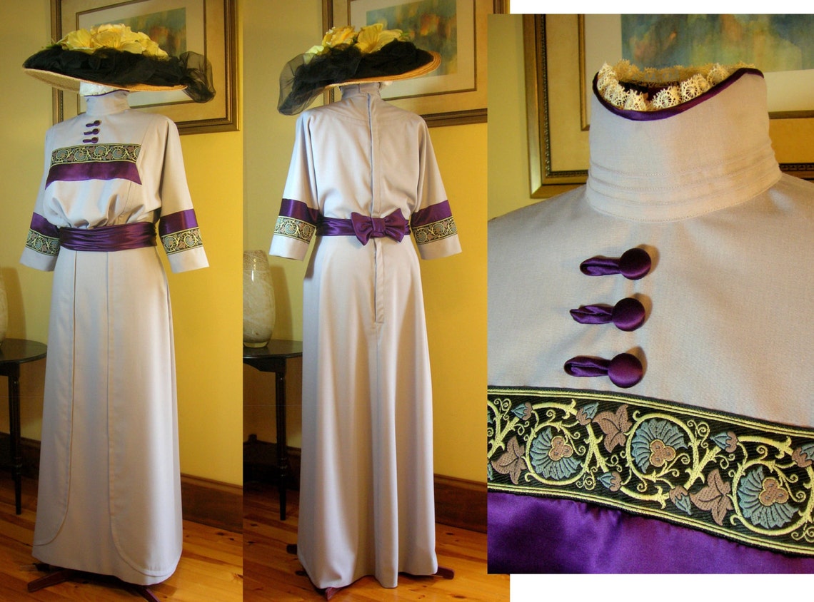 Digital Sewing Pattern Ladies' 1912 Titanic Era Dress 5 - Etsy