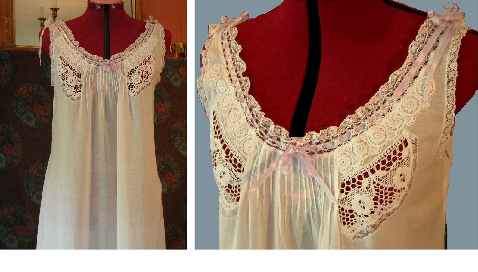 Classic Edwardian Chemise PDF Sewing Pattern - Antique Lingerie, Sizes ...