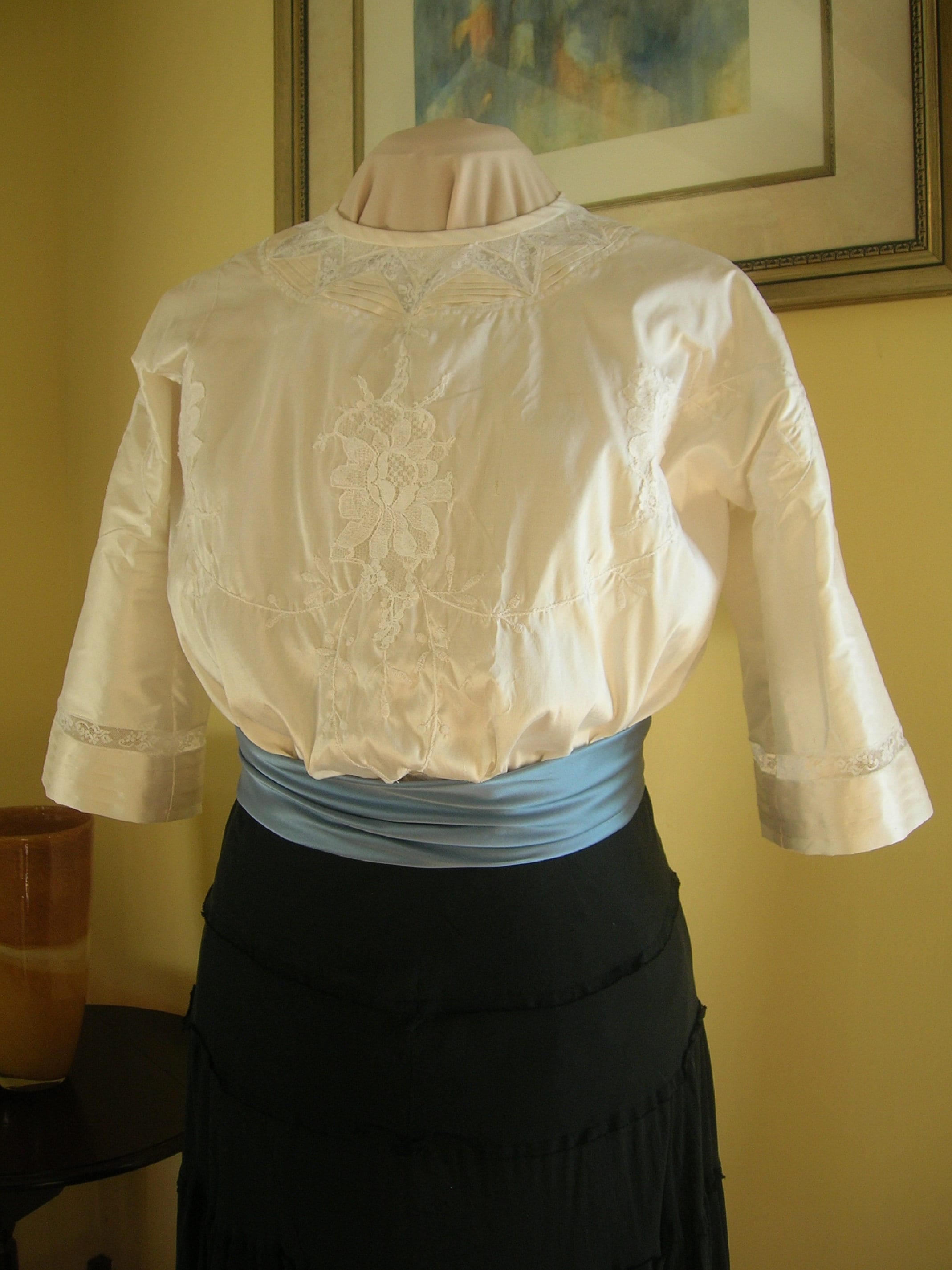 1911 Blouse Sewing Pattern: Antique Embroidery, 6 Sizes B35"-46" (PDF ...