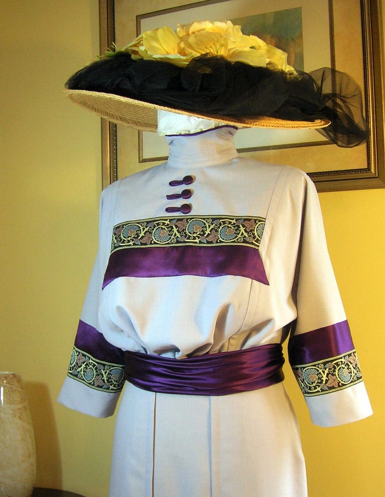 1912 Titanic Era Dress Sewing Pattern: Ladies' Afternoon Gown, 5 Szs ...