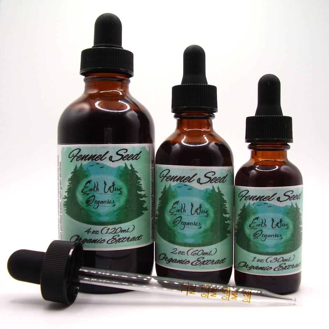 Fennel Tincture • Organic Herbal Liquid Extract • Small Batch • Plant ...