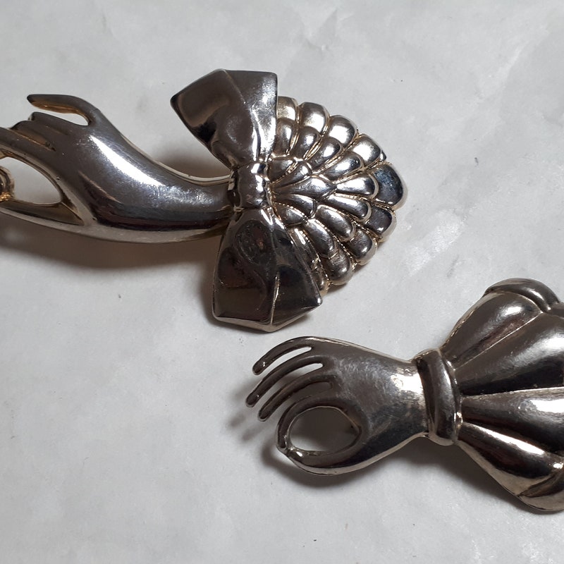 Hand Brooch - Etsy
