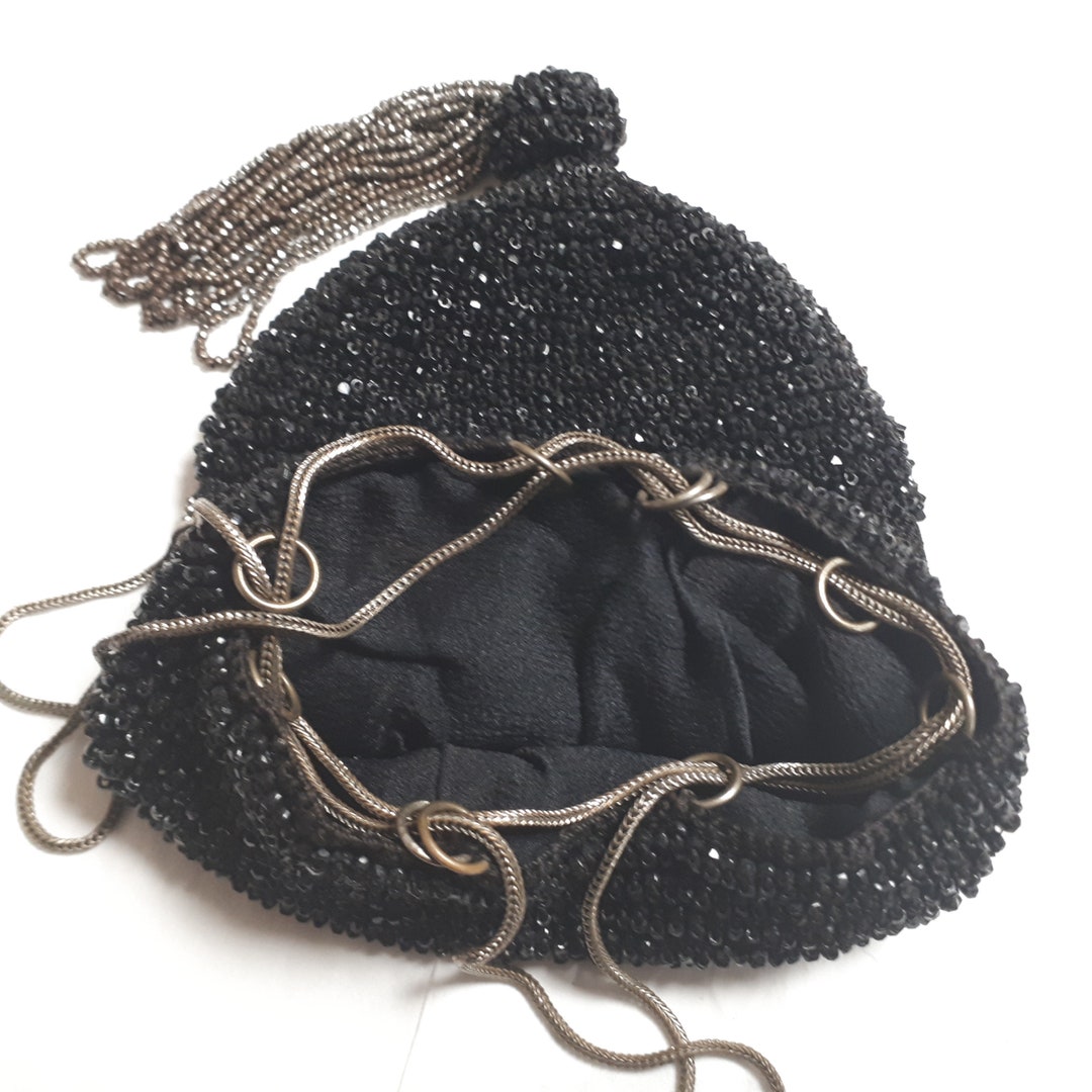 ART DECO Beaded Reticule Authentic Twenties Evening Bag Cut - Etsy
