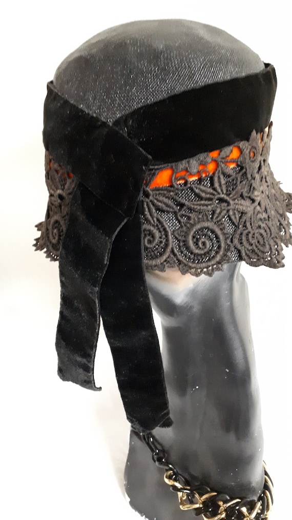 Elsa Schiaparelli couture hat, vintage cloche, sixtie… - Gem