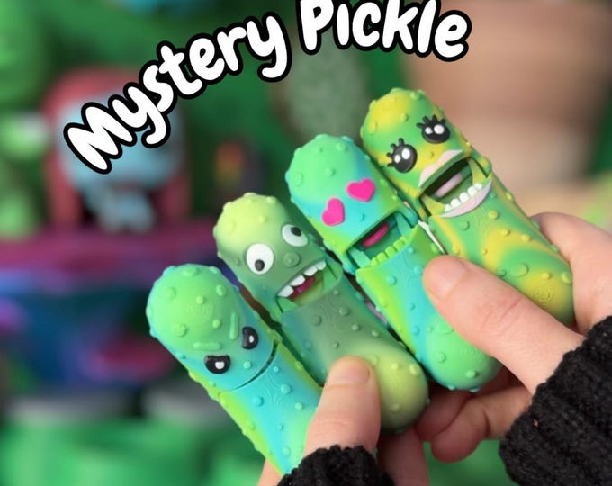One Mystery Pickle in Jar - Etsy