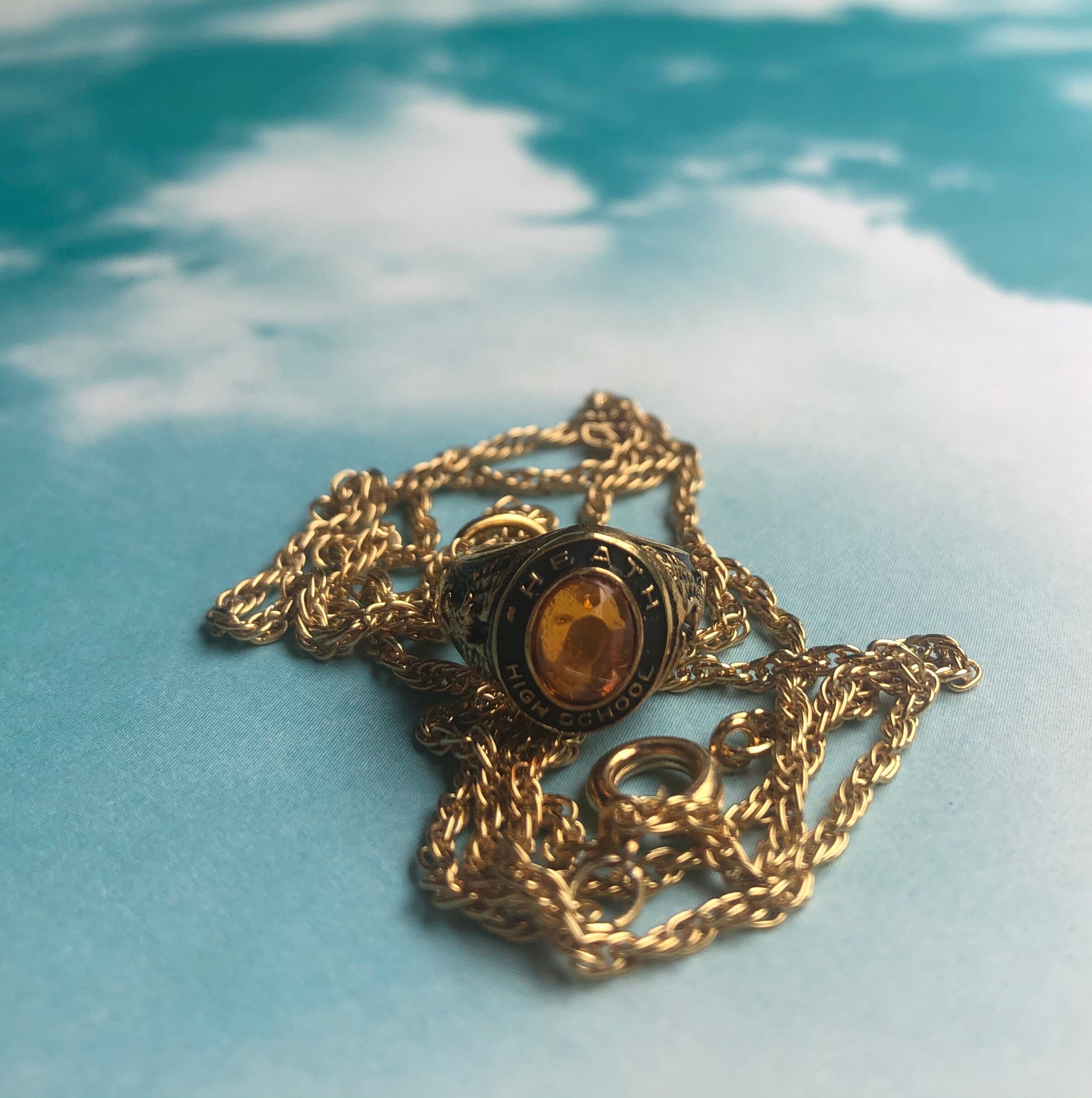 Vintage High School Class Pendant Necklaces - Etsy