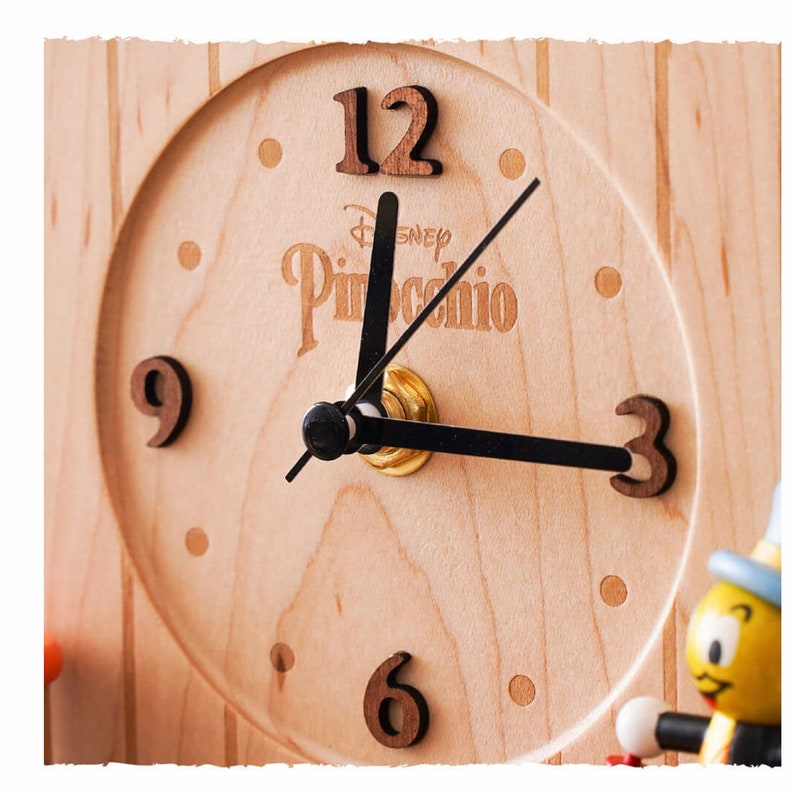 Stunning Wooden Swinging Pinocchio Wall Clock - Etsy