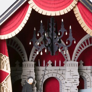 Hanging Ornament Phantom of the Opera 3D Puzzle Lazer Paper Model Craft ...