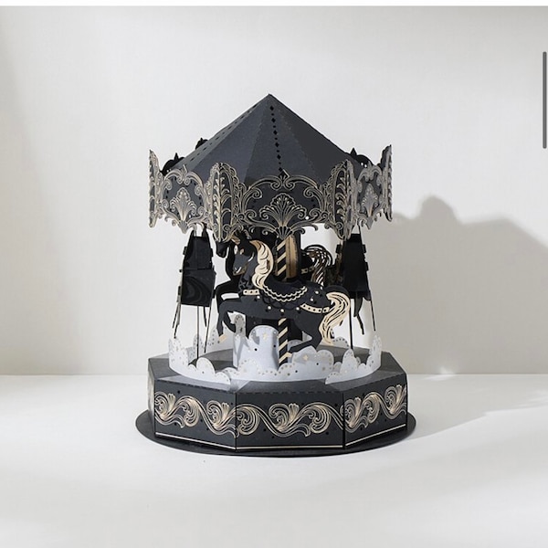 Laser Cut Carousel - Etsy