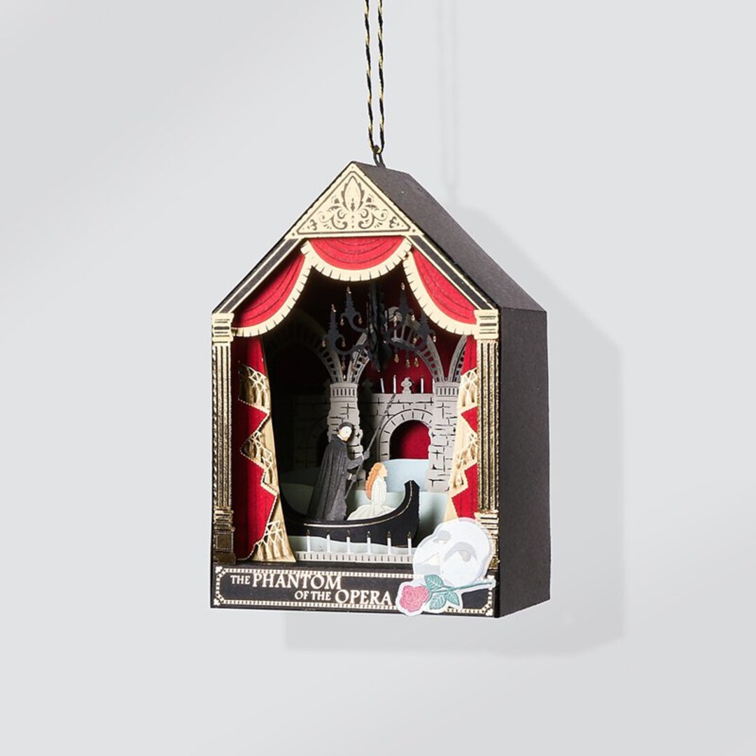 Completed Paper Ornament Phantom of the Opera Musical Decoration ...