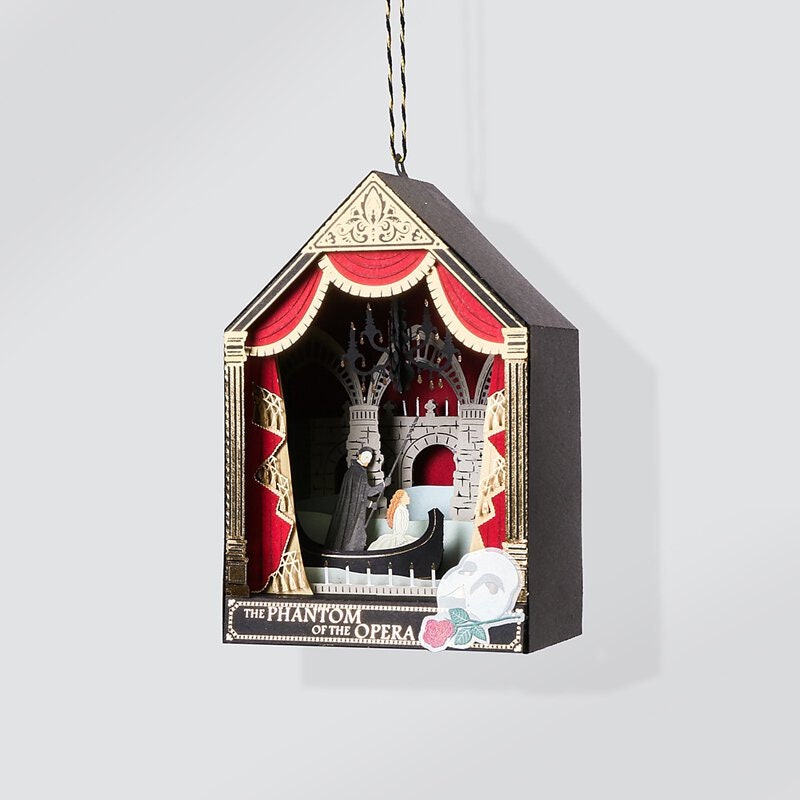 Completed Paper Ornament Phantom of the Opera Musical Decoration ...