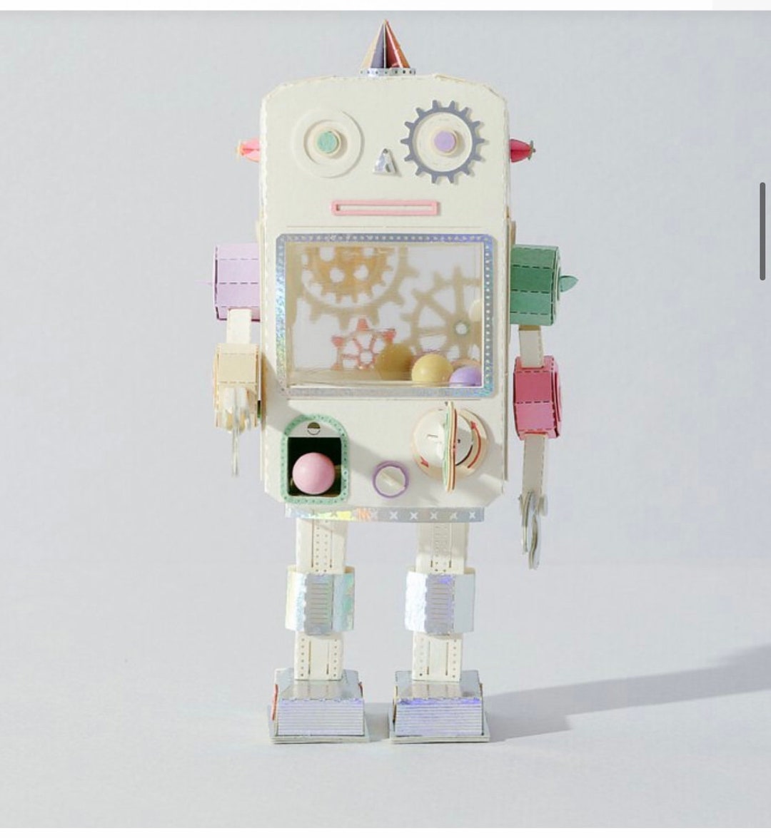 Robot Toy Capsule Gashapon Machine 3D Colourful Puzzle Lazer - Etsy