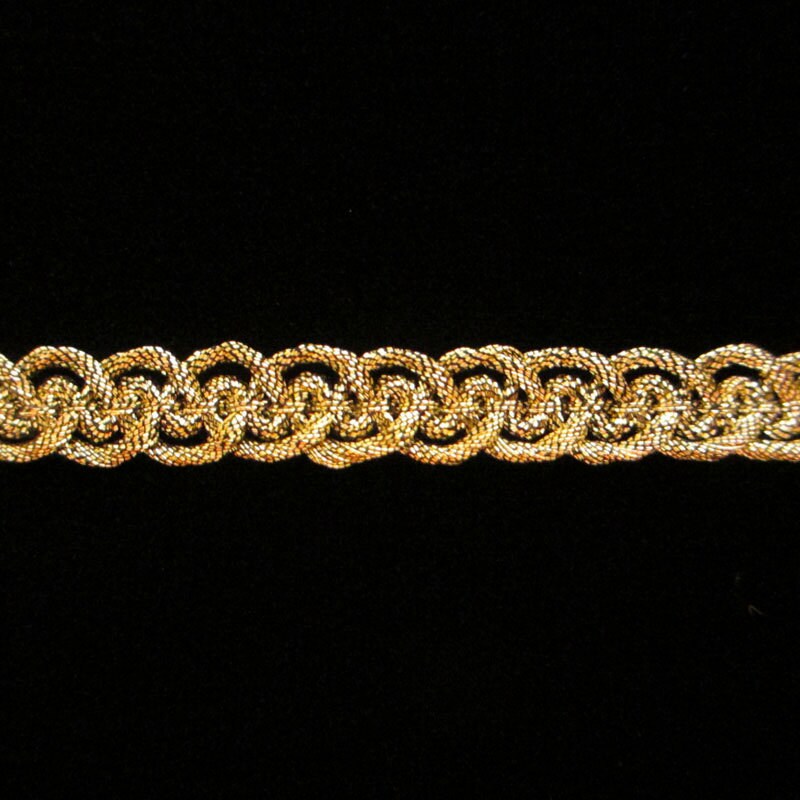 660.2 Metallic Gimp Trim - "military Gimp" - Antique Gold - 3/8" (9mm ...